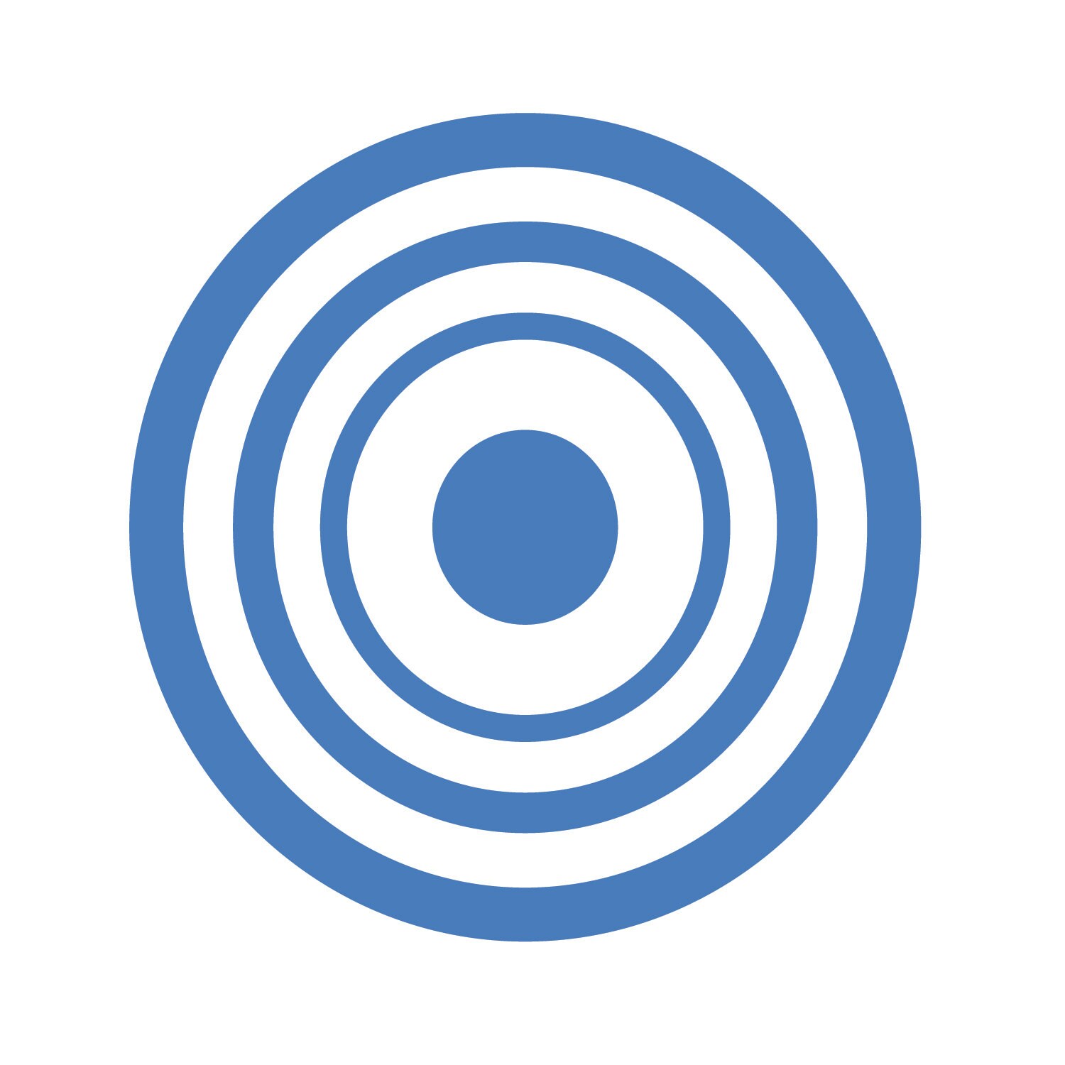 Urinal Fly Potty Target Stickers, Set of 12, Blue Bullseye Targets - Etsy