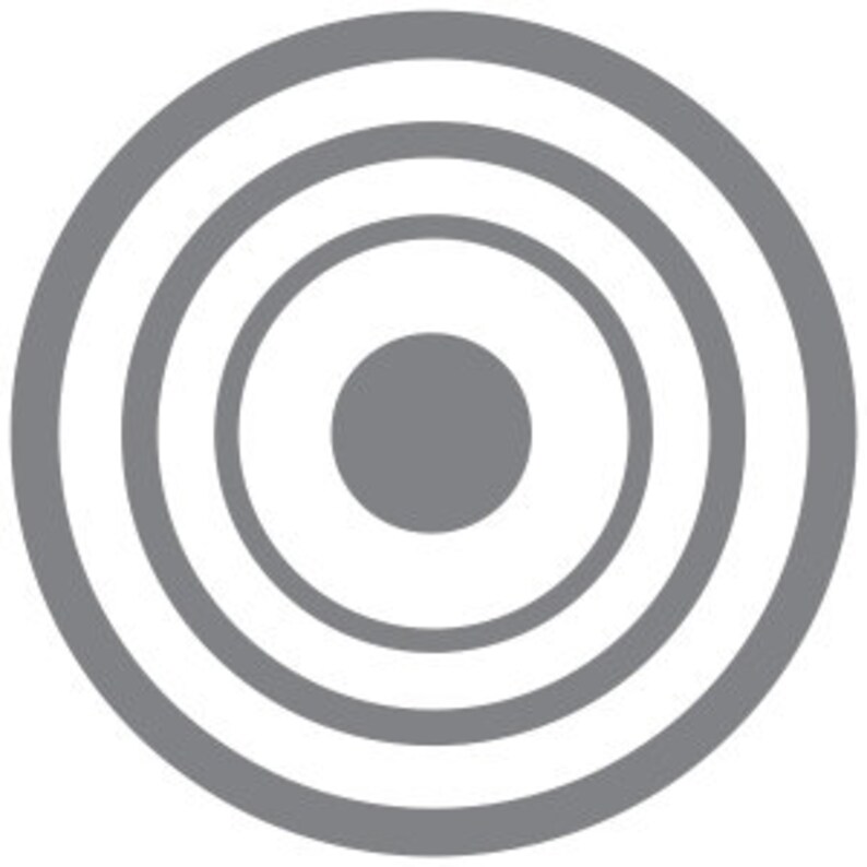 Urinal Fly Potty Target Stickers, Set of 12, Grey Targets - Etsy