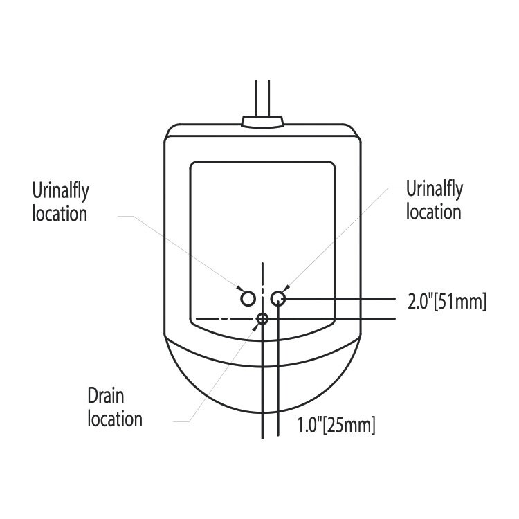 Urinal Fly Potty Target Stickers, Set of 12, Grey Targets - Etsy