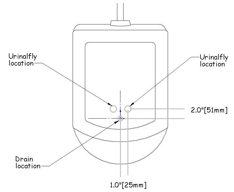 Urinal Fly Potty Target Stickers, Set of 12, Classic Fly - Etsy