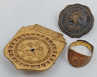 Little Orphan Annie Decoder Ring - Etsy