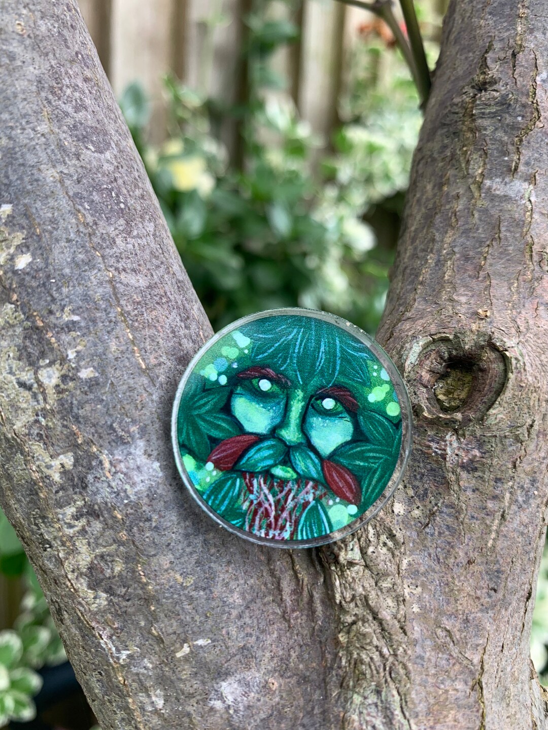 Green Man Pins - Etsy