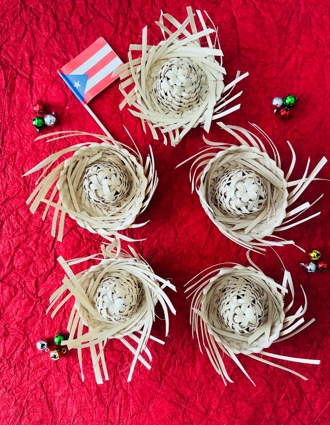 6 Mini Pava Hat Puerto Rican Christmas Gift or Dècor Party - Etsy