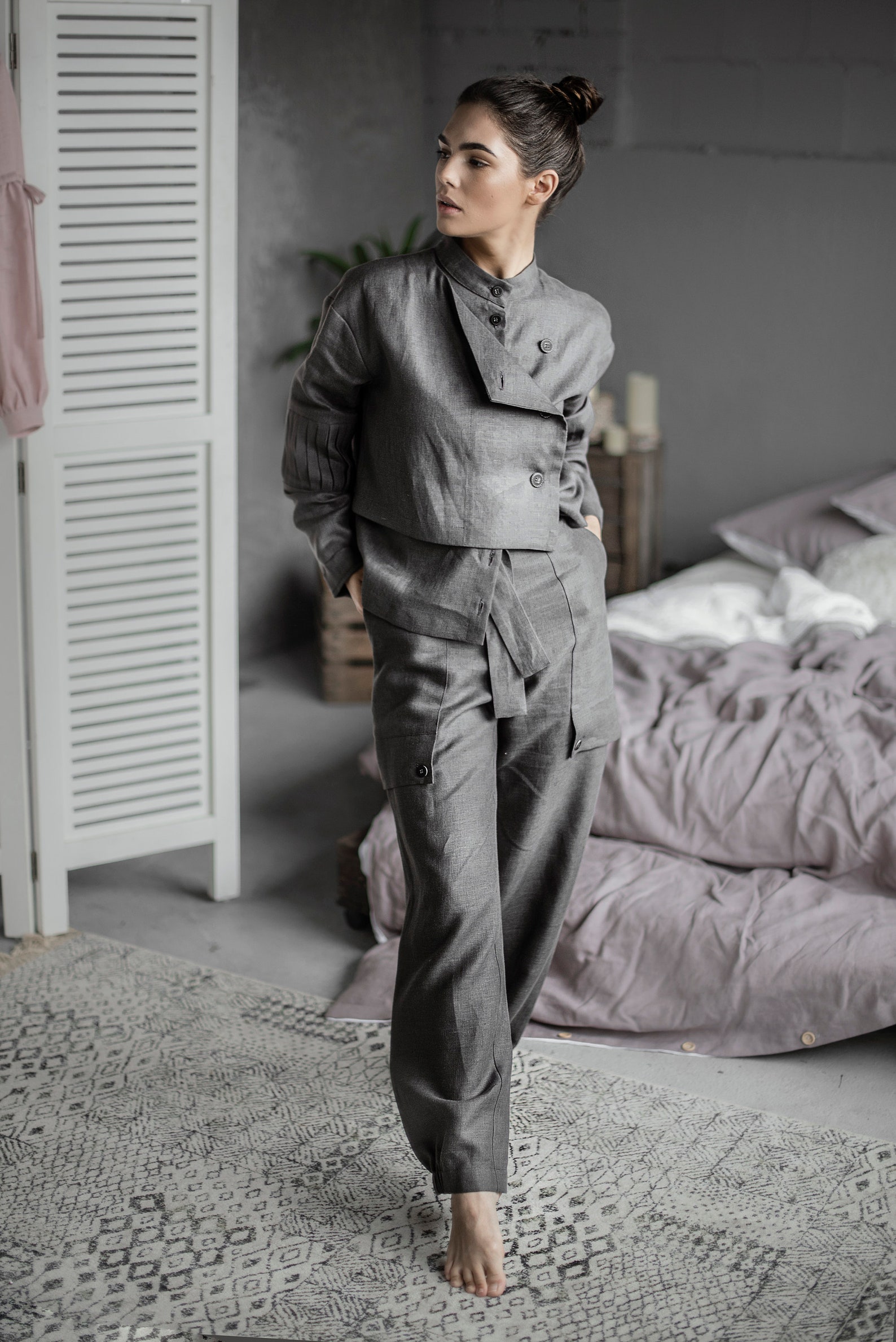 Maxi Pants Bohemian Pants Boho Trousers Linen Pants Women - Etsy