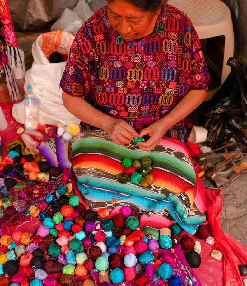 WORLDVIEW. Colorful Guatemalan Textile Wall Hanging Decor - Etsy