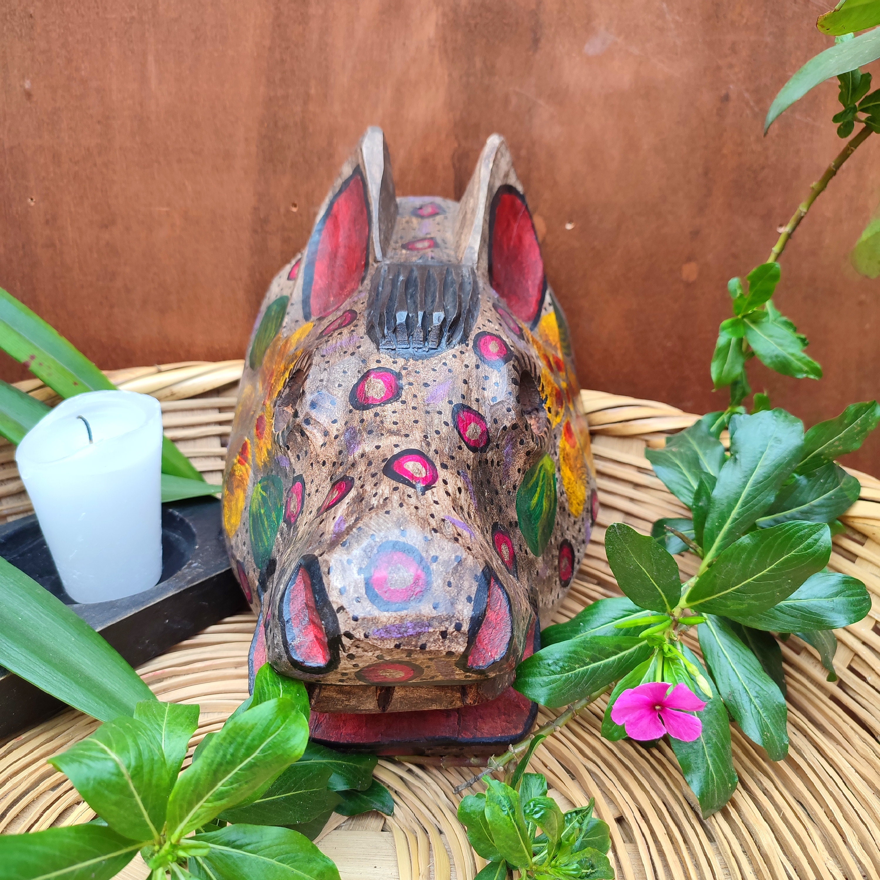 CABALLITO. Hand Painted Wooden Horse Mask for Wall Decor - Etsy