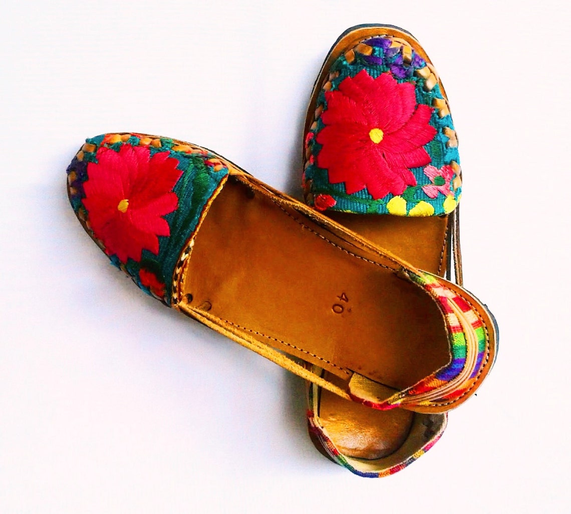 Guatemalan Handmade Huaraches Sandals for Women Size 9 / Boho | Etsy