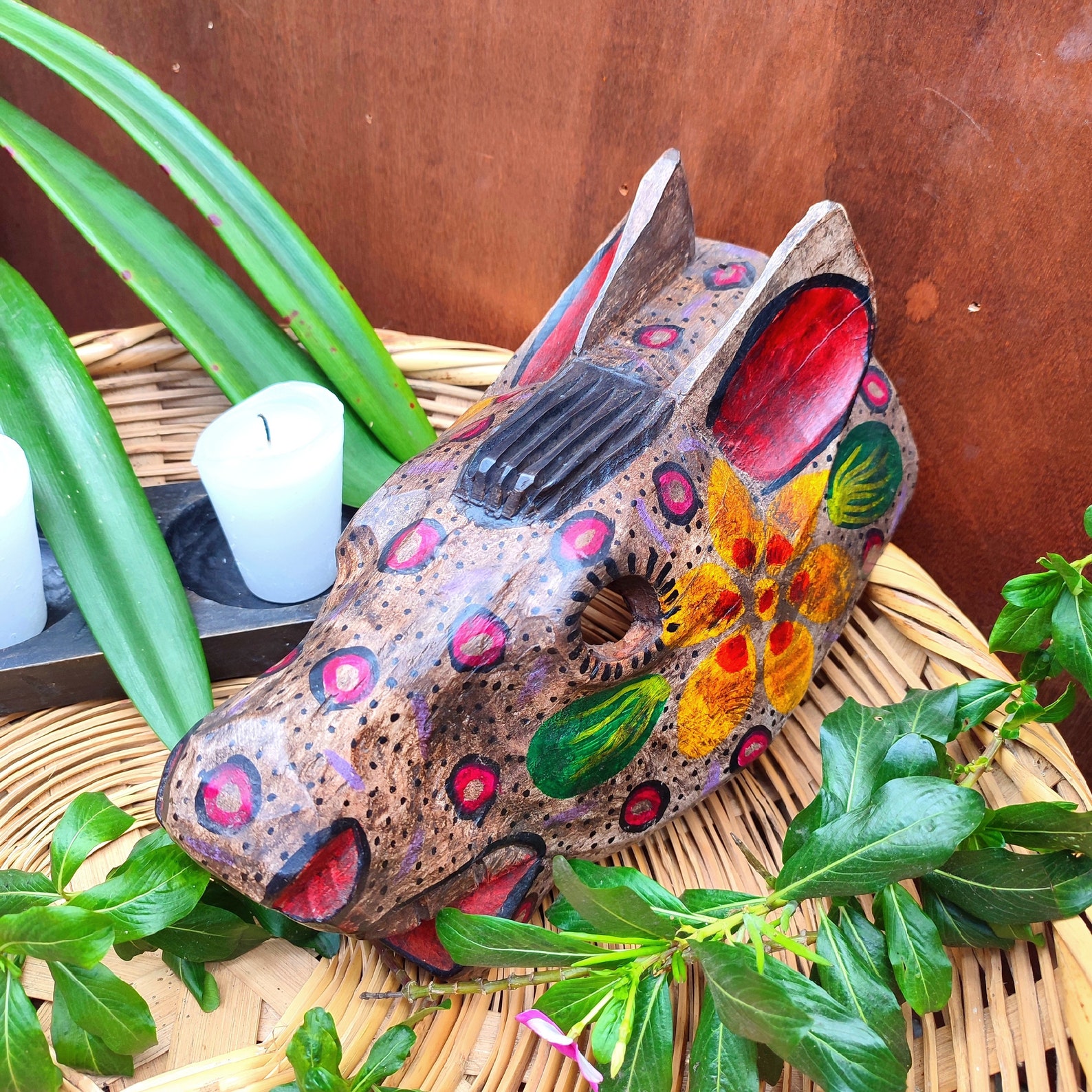 CABALLITO. Hand Painted Wooden Horse Mask for Wall Decor - Etsy