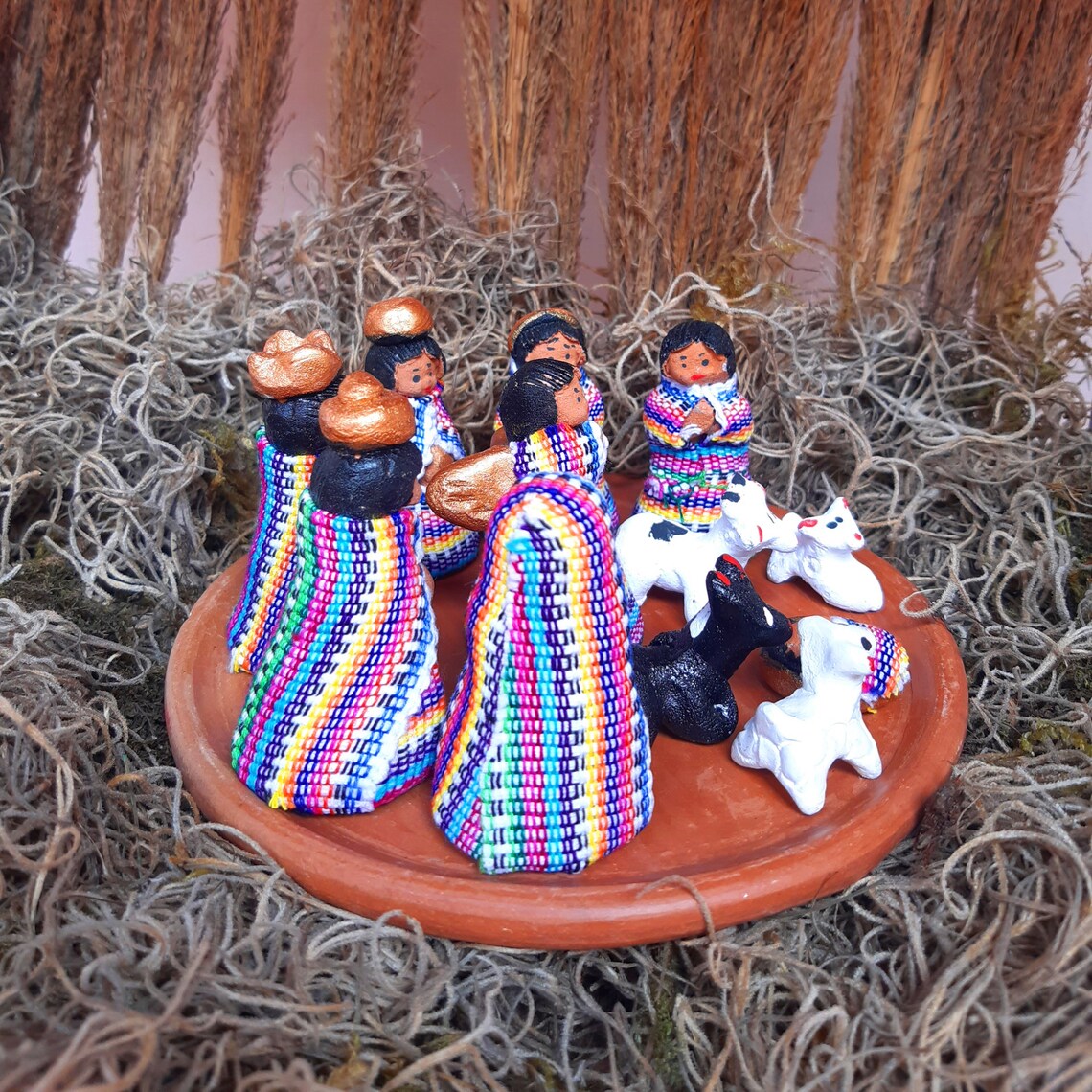 CHINAUTLA. Handmade Ceramic Nativity Scene From Guatemala - Etsy
