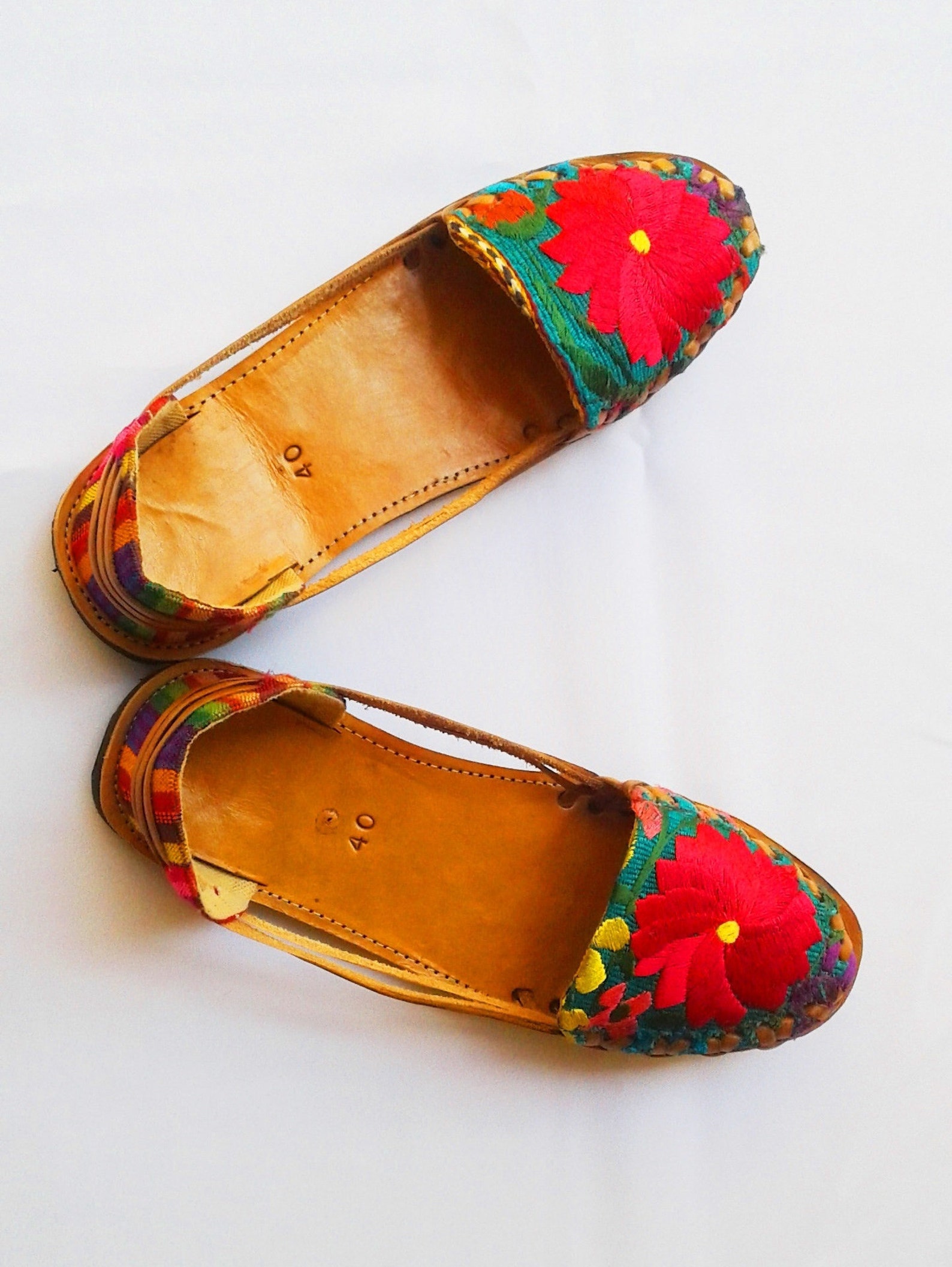 Guatemalan Handmade Huaraches Sandals for Women Size 9 / Boho - Etsy