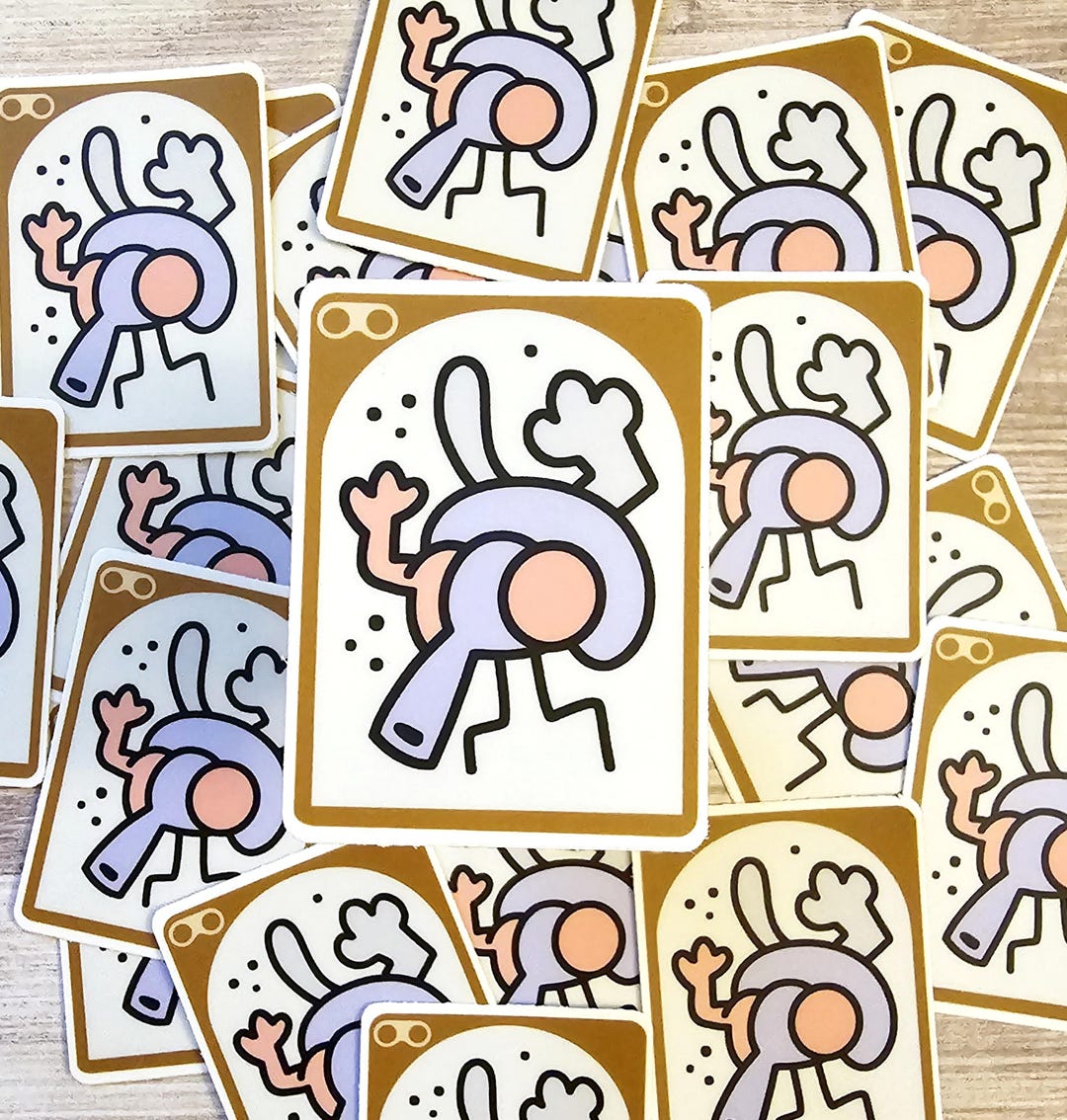 Infected Weevil Creature Card Sticker Grounded Inspired - Etsy