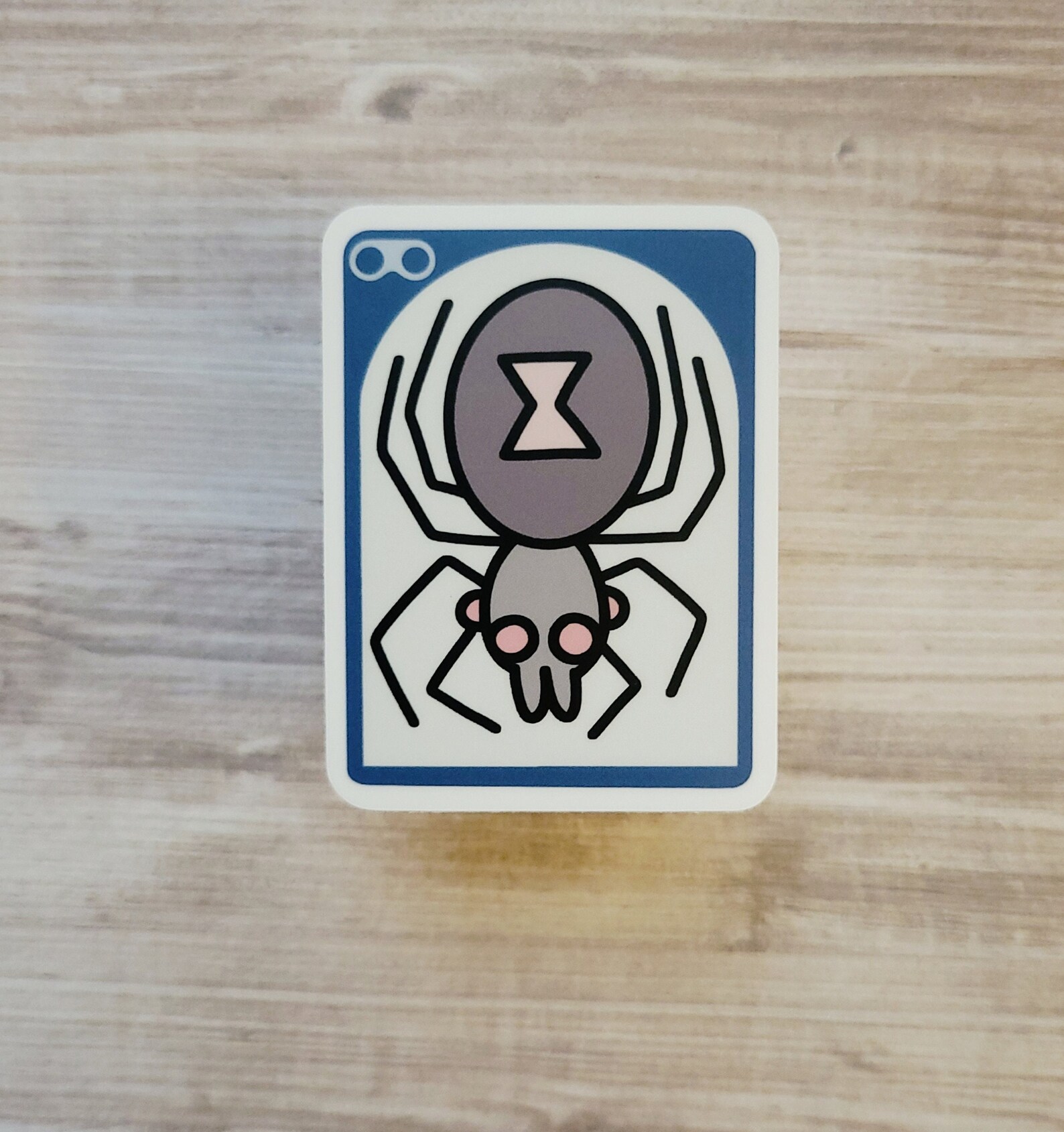 Black Widow Creature Card Sticker - Grounded Inspired - Etsy