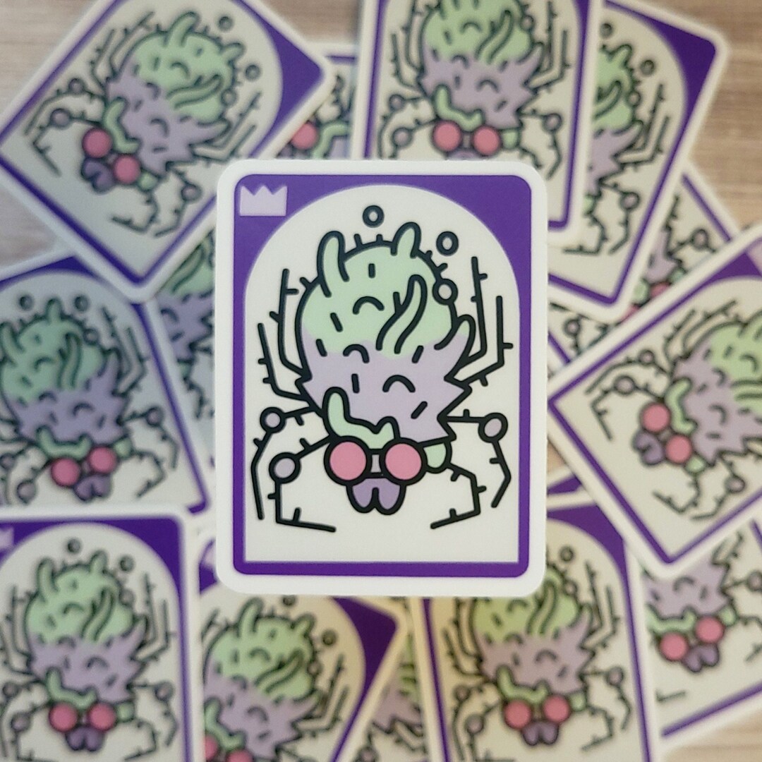 Infected Broodmother Creature Card Sticker - Grounded Inspired - Etsy