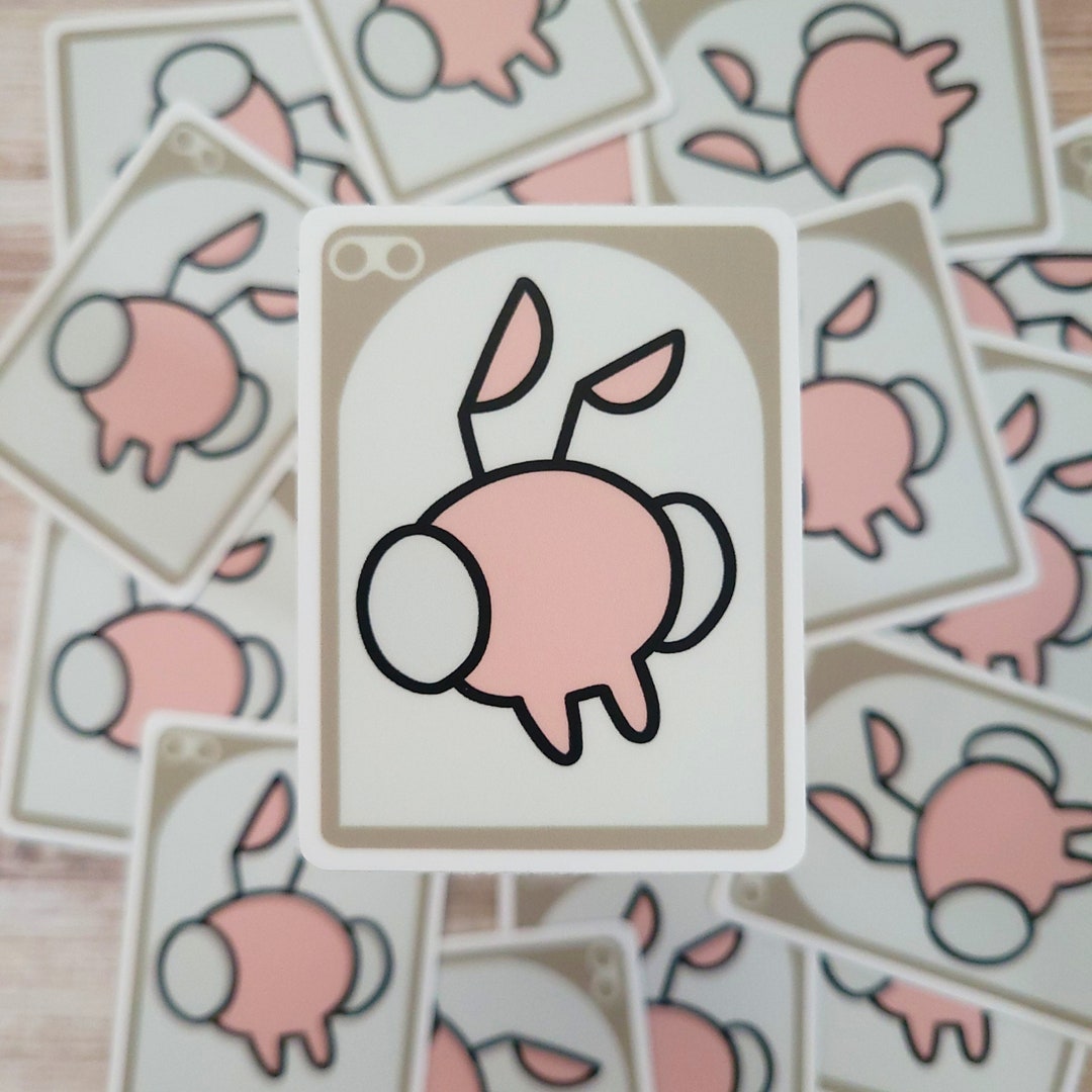 Red Worker Ant Creature Card Sticker - Grounded Inspired - Etsy