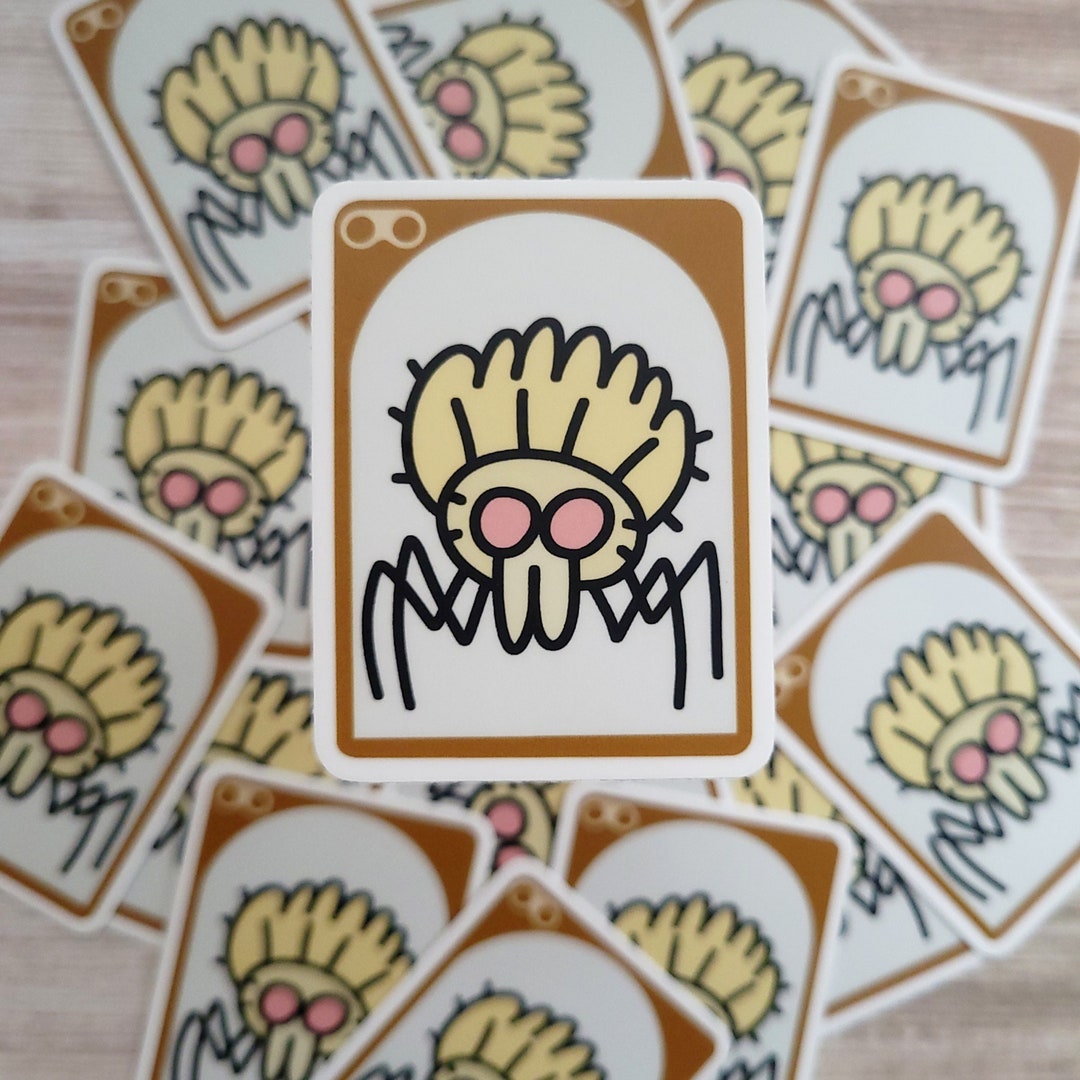 Wolf Spider Creature Card Sticker - Grounded Inspired - Etsy