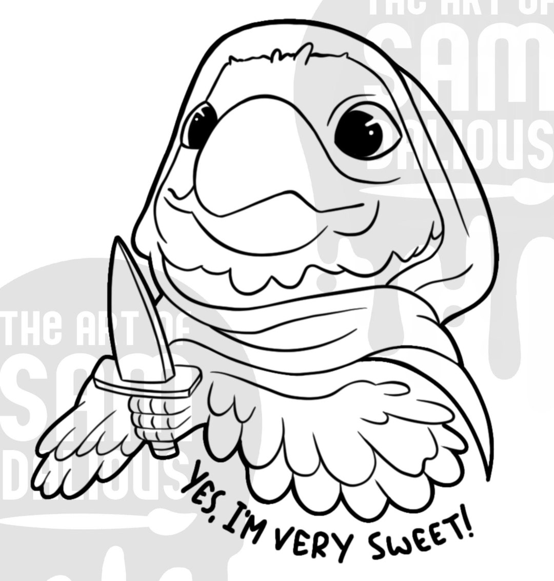 Kiri Coloring Page - Critical Role the Mighty Nein - Etsy