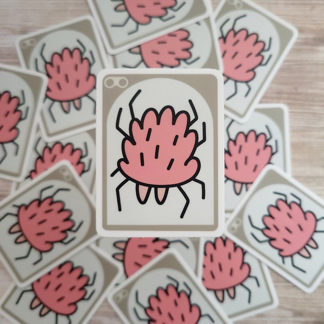 Lawn Mite Creature Card Sticker - Grounded Inspired - Etsy
