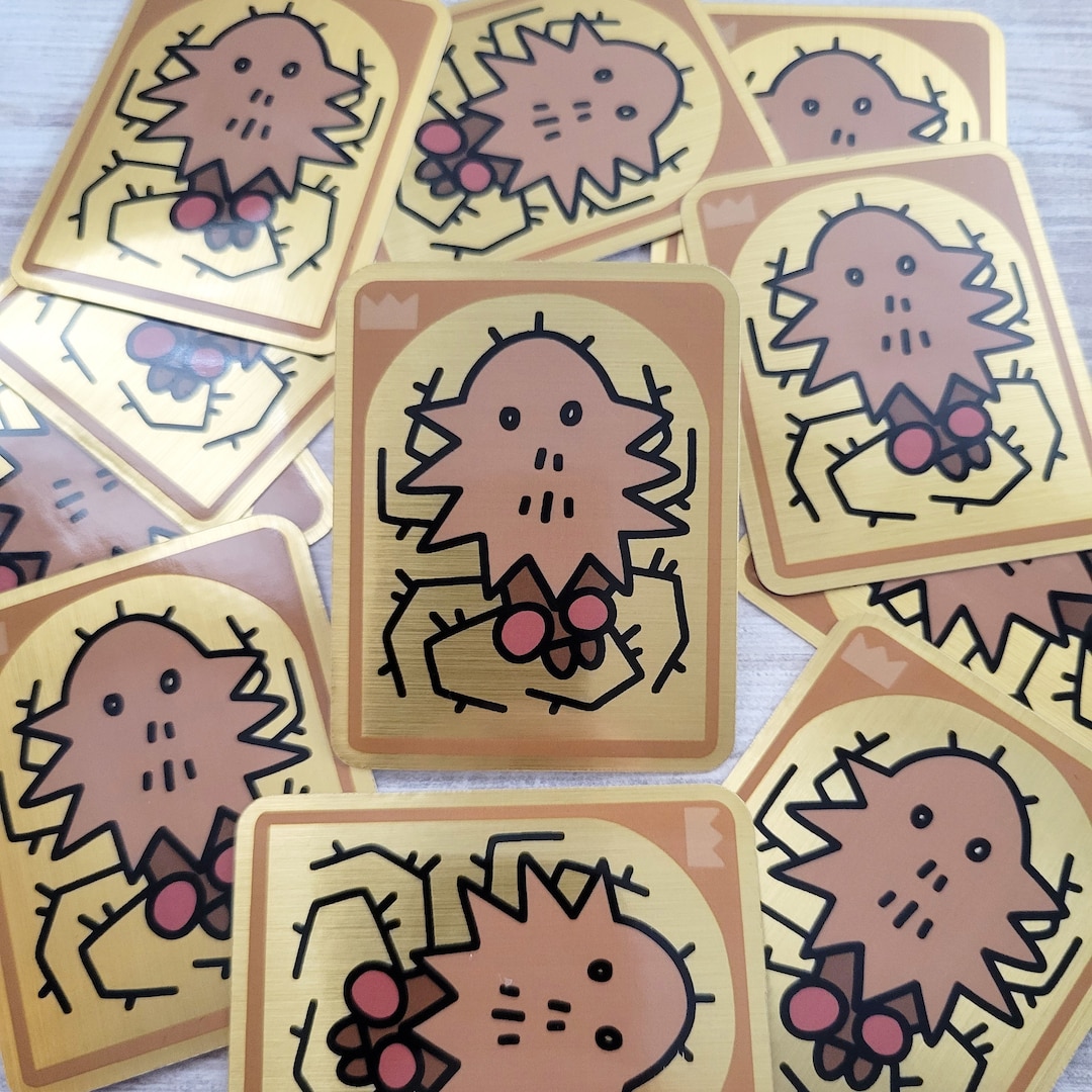 Gold Broodmother Creature Card Sticker - Grounded Inspired - Etsy