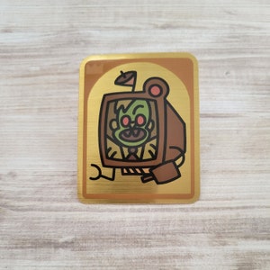 Gold Director Schmector Creature Card Sticker - Grounded Inspired - Etsy