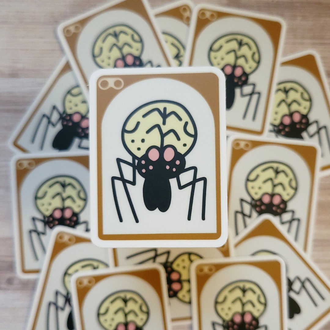 Orb Weaver Creature Card Sticker - Grounded Inspired - Etsy