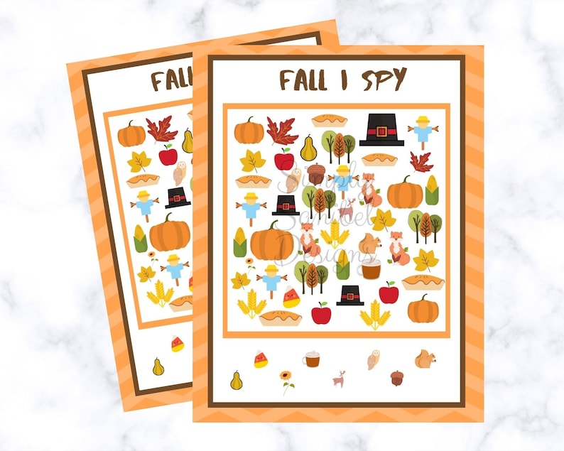 Printable Fall Game Bundle | Thanksgiving Harvest Halloween | Bingo ...