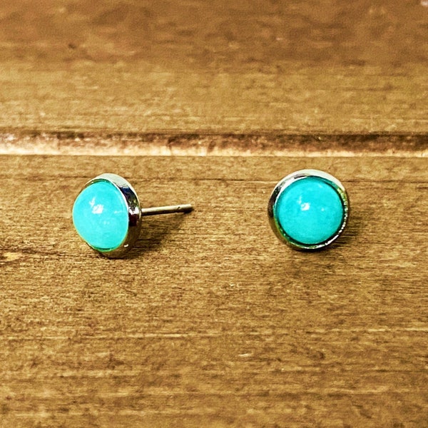 Light Blue Stone - Etsy