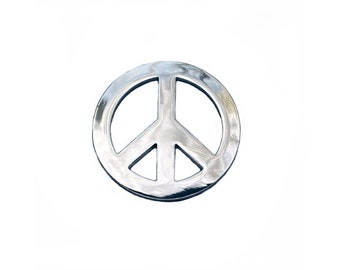 Peace Symbol Lapel Pin silver & Black1/2 Diameter EF-JWL-L-00017 - Etsy