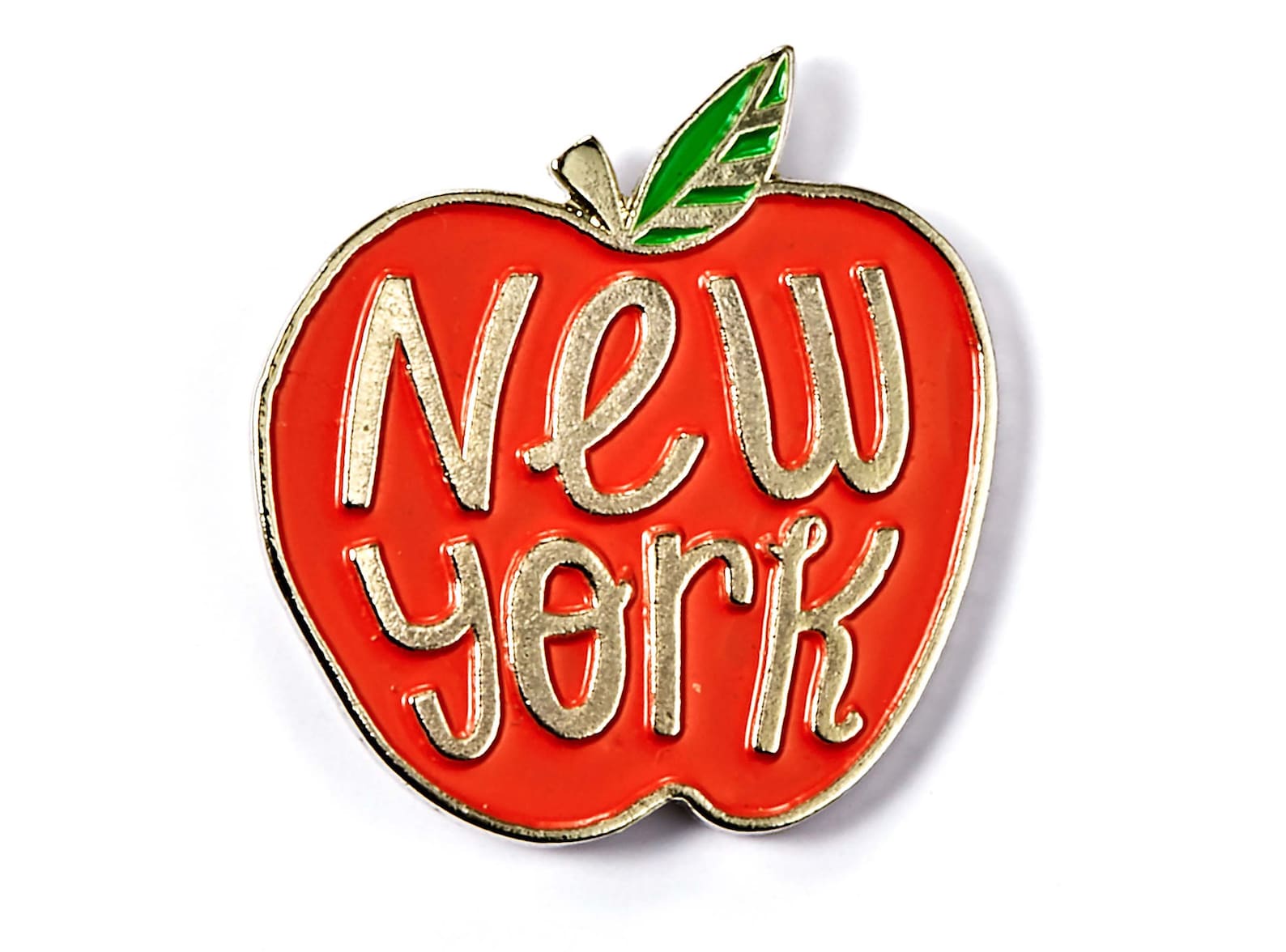 New York Big Apple Enamel Pin - Allison Cole Illustration - Etsy