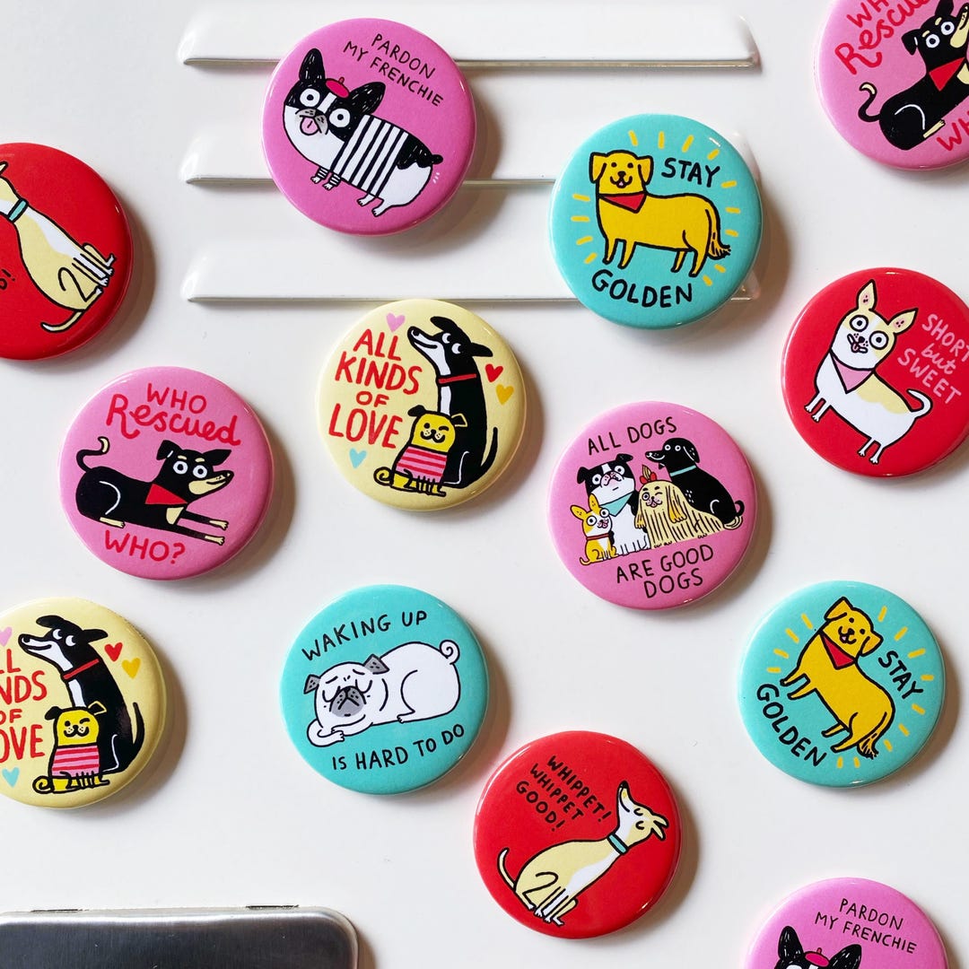 Best-in-show Cute Dog Magnets - Gemma Correll - Etsy