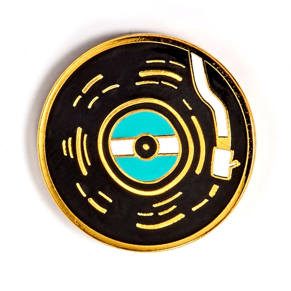 Record Player Pin - Etsy