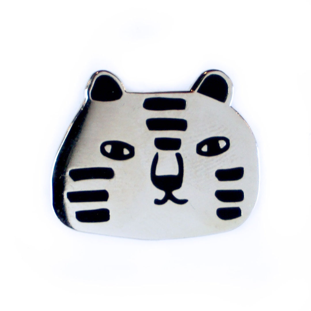 Tiger Enamel Pin - Etsy