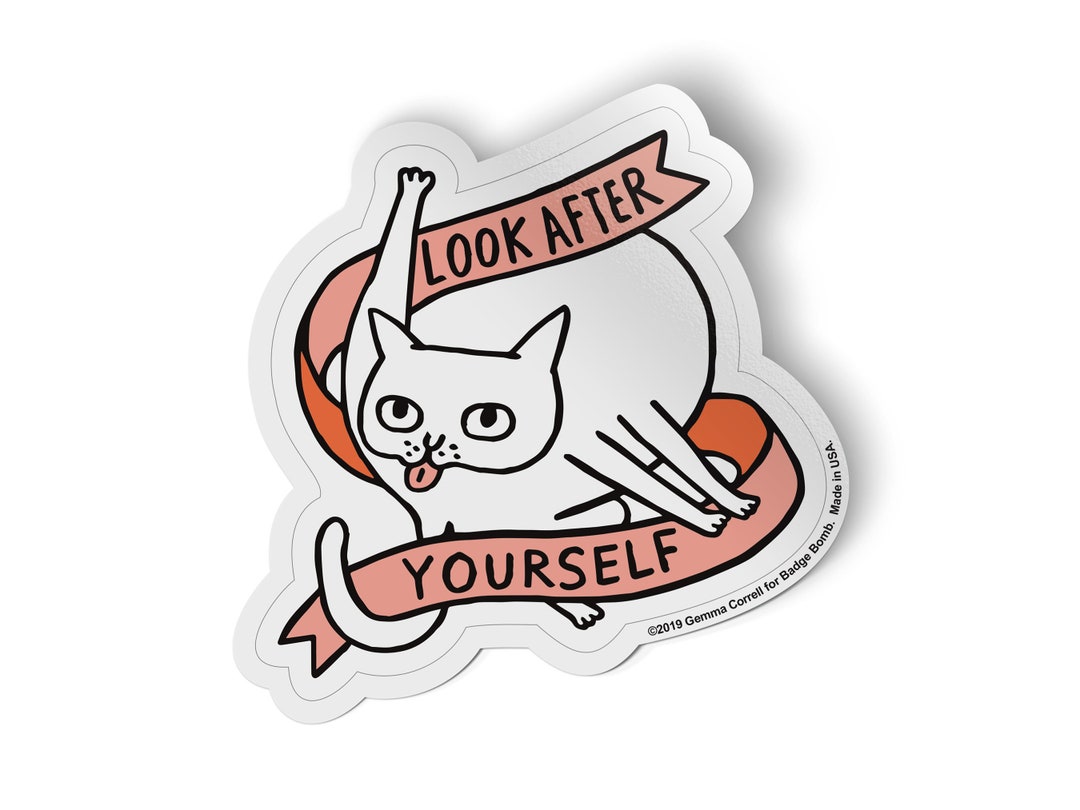 Look After Yourself Big Sticker - Etsy