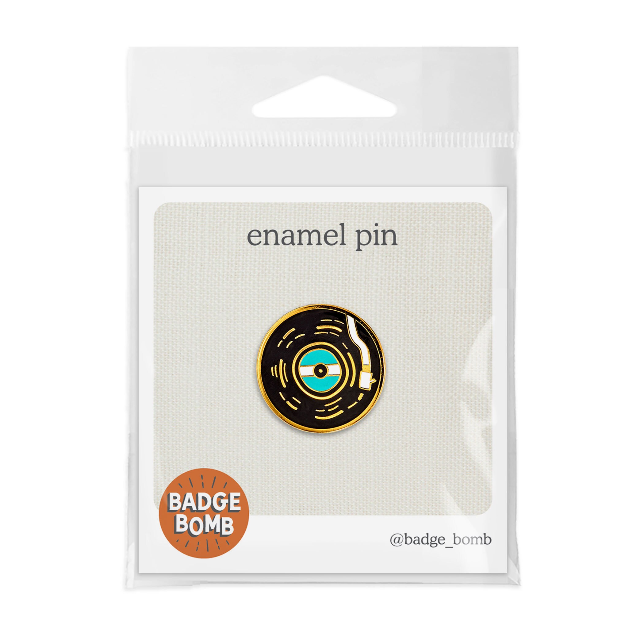 Vinyl Record Music Enamel Pin - Etsy