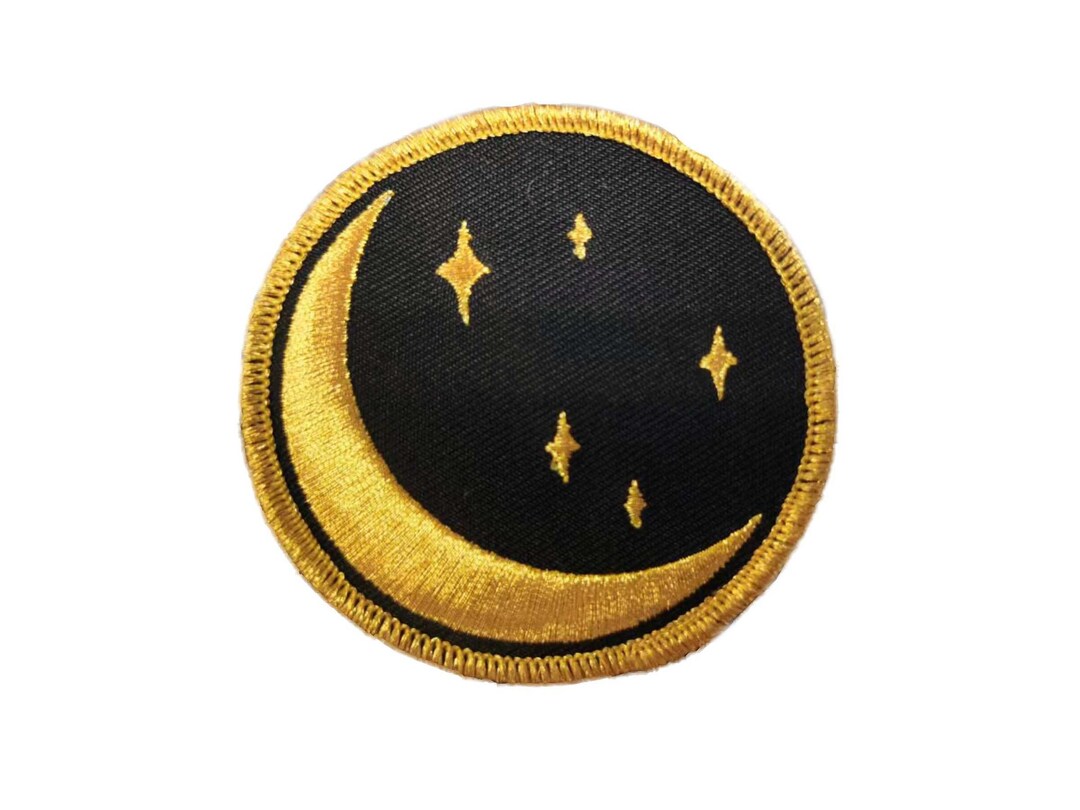 Crescent Moon Patch - Badge Bomb - Etsy