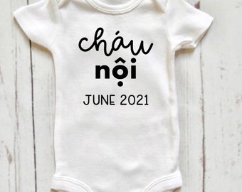 Vietnamese Pregnancy Announcement - Etsy