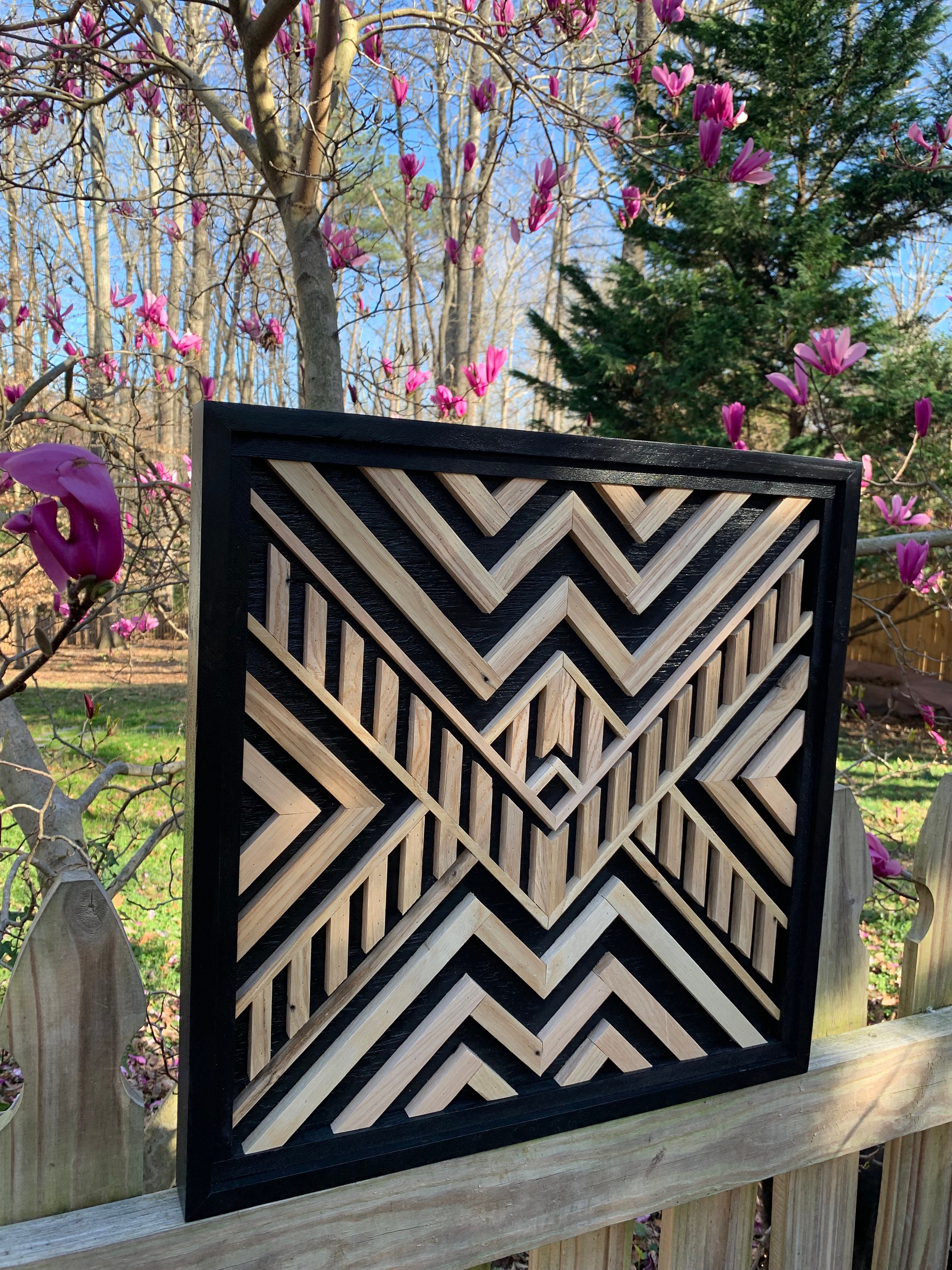 Negative Space Wood Wall Art - Etsy