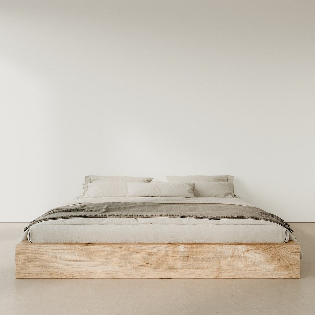 VERO Bed Low Profile Bed Apex Bed Frame Walnut Bed Modern - Etsy