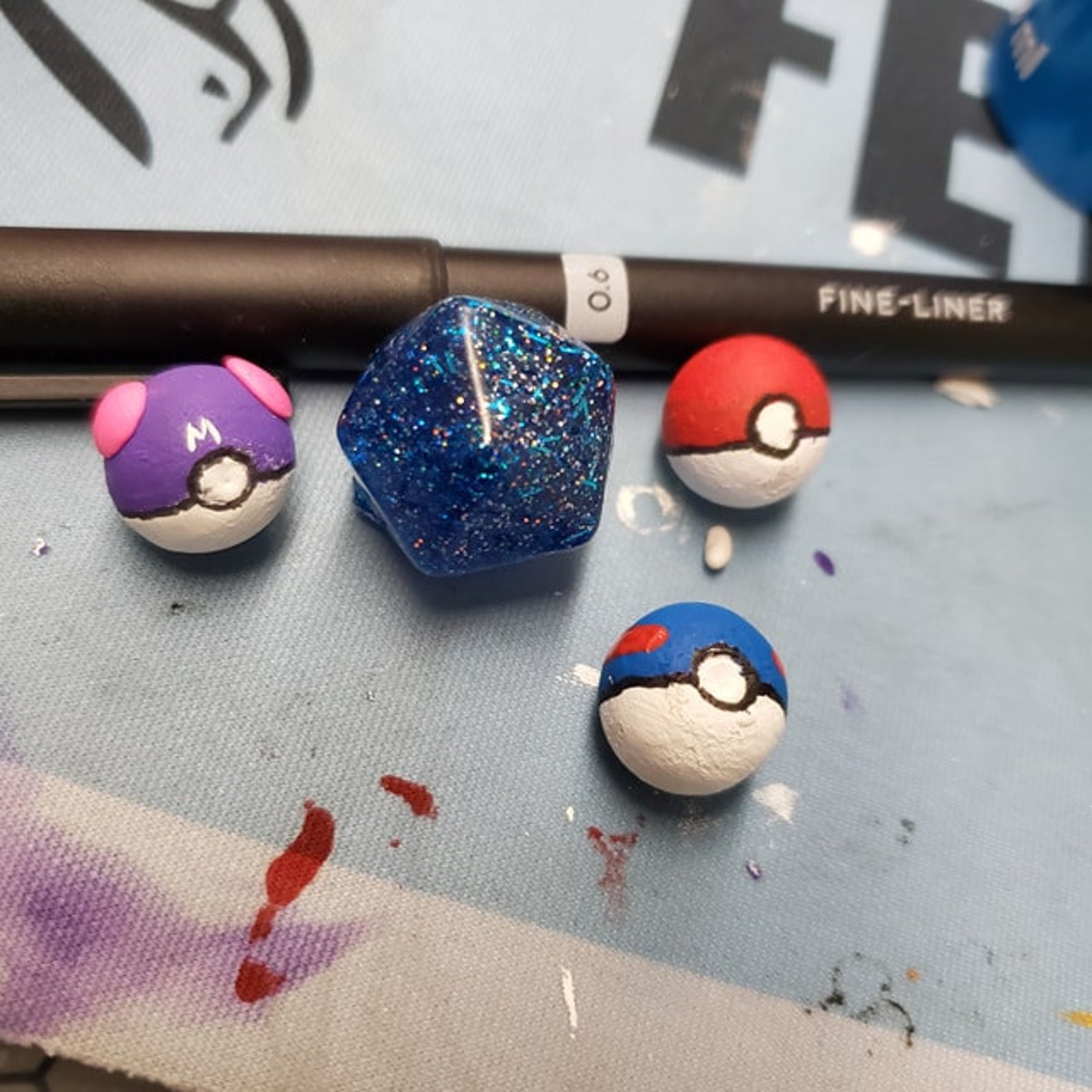 Pokeball Inspired D20 Any Style of Ball - Etsy