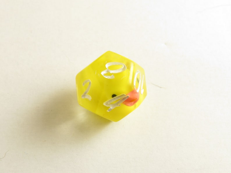 One of Kind Rubber Duck Polyhedral Dice Set NEW MOLD STYLE - Etsy
