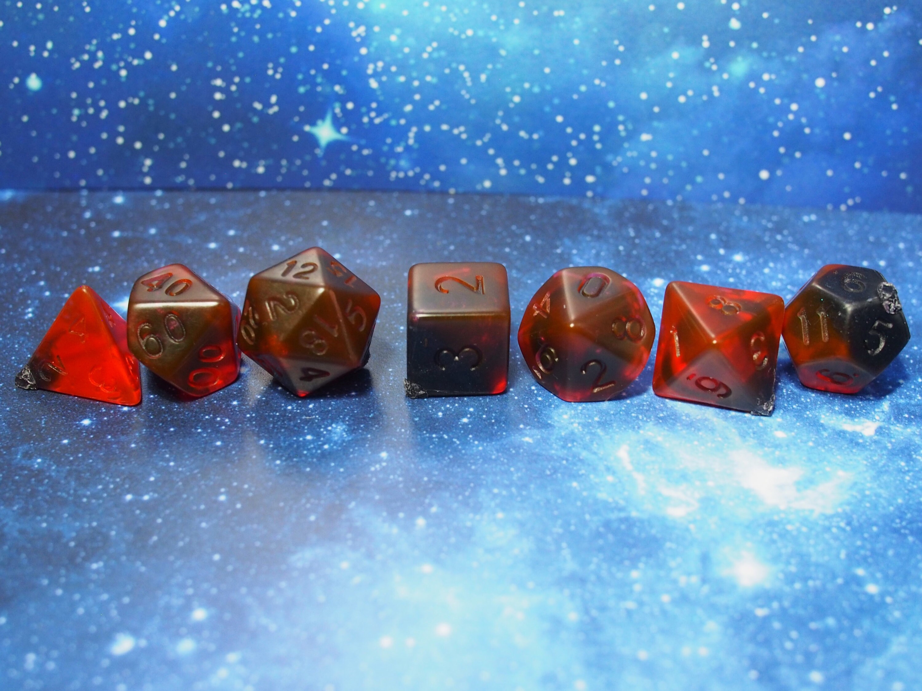 One of Kind, LAVA Dice , Polyhedral Dice Set - Etsy