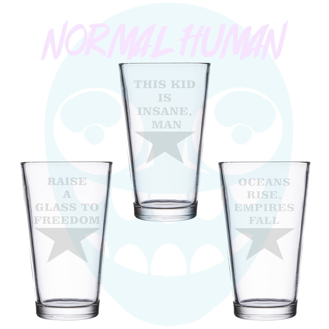 Hamilton Quotes Pint Glass (pick One) - Etsy