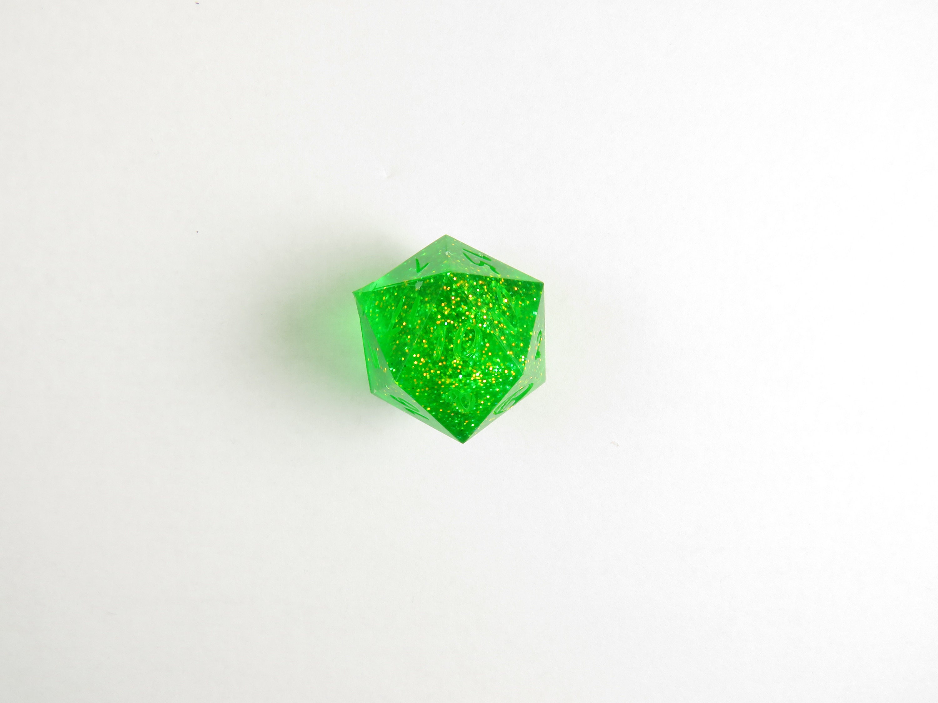 One of Kind, Acid Splash Turbo Glitter, SHARP Polyhedral Dice Set - Etsy
