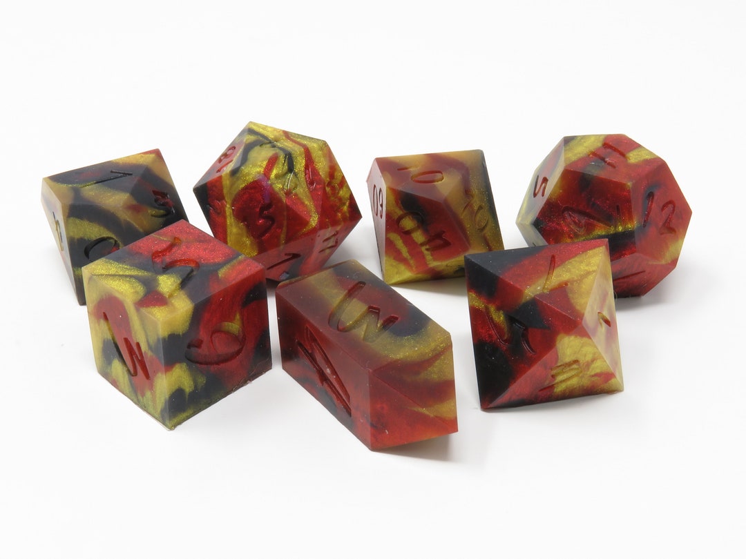 One of Kind, SQUISHY Red Dragon (silicone Rubber), SHARP Polyhedral ...