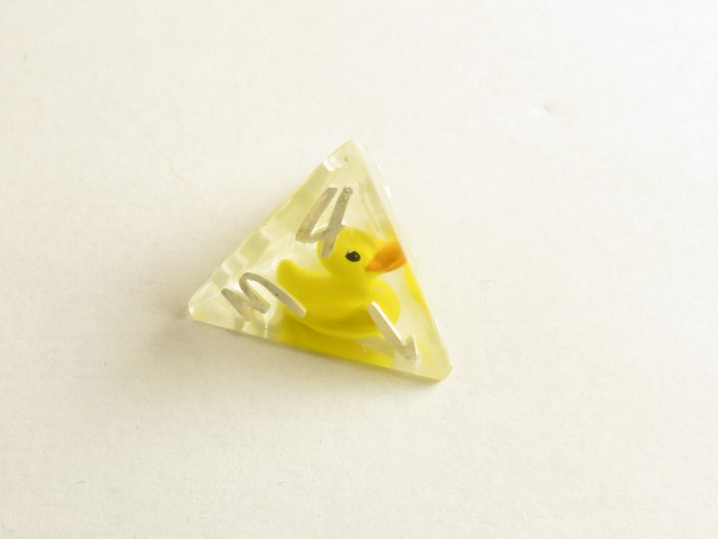 One of Kind, Rubber Duck, Polyhedral Dice Set NEW MOLD STYLE - Etsy