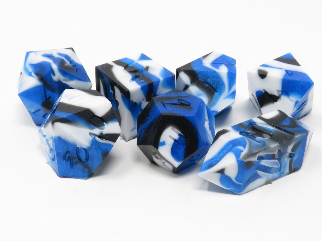 One of Kind, SQUISHY Train (silicone Rubber), SHARP Polyhedral Dice Set ...