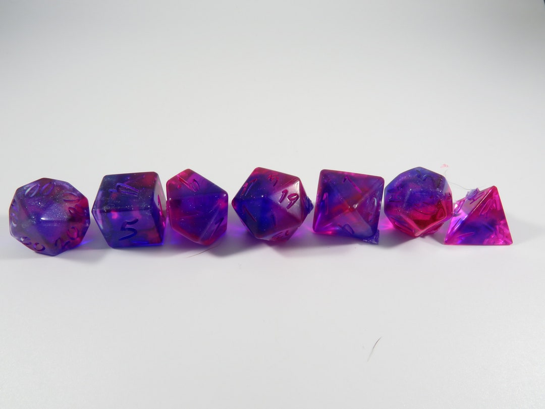 One of Kind, Bi Bi Bi, ROUND Polyhedral Dice Set - Etsy