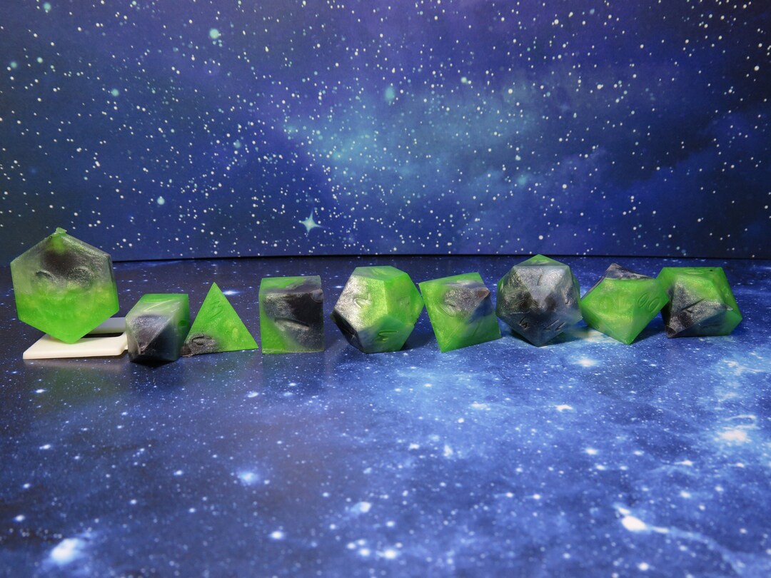 One of Kind, Aromantic Pride , SHARP Polyhedral Dice Set - Etsy