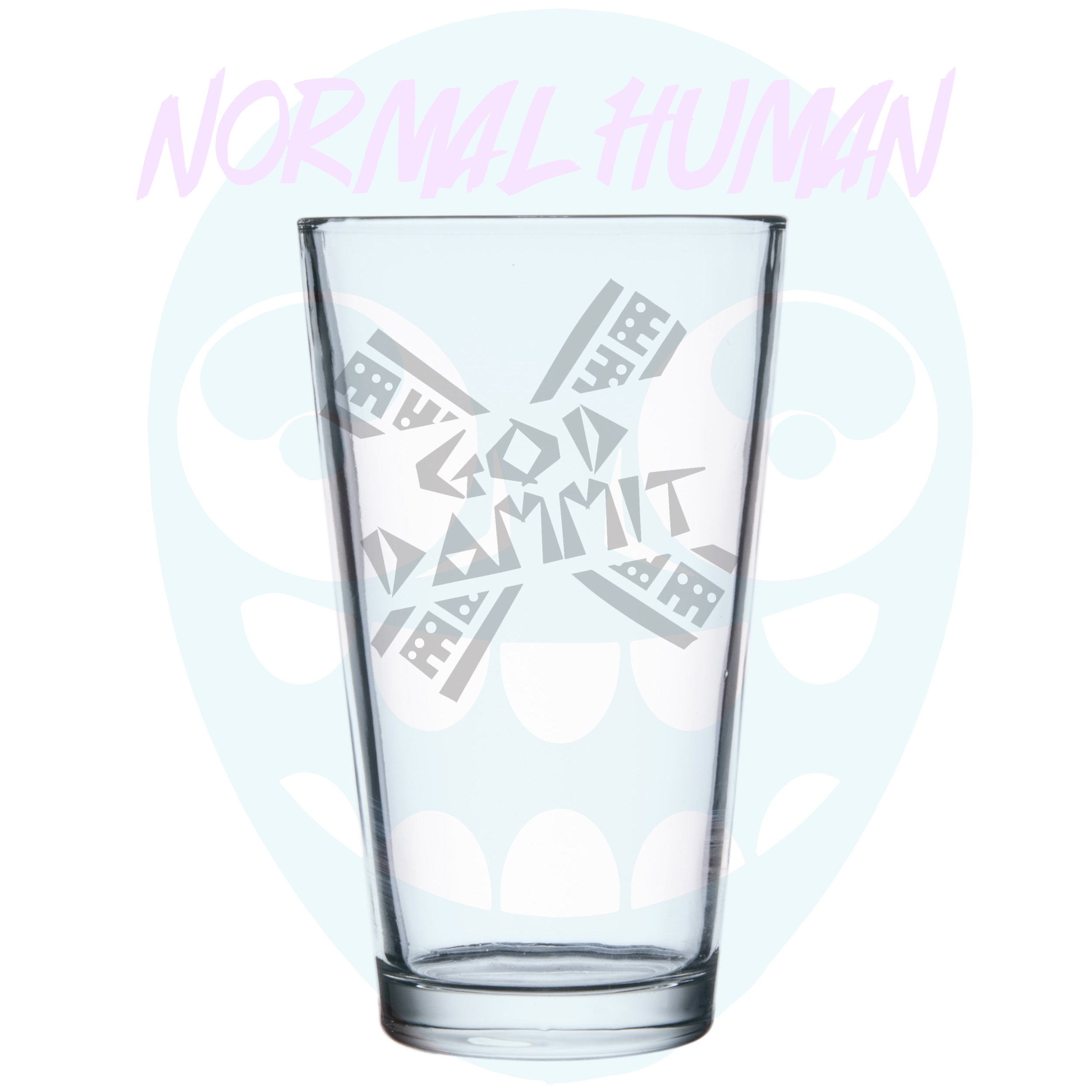 Monster Hunter "god Dammit" Pint Glass - Etsy