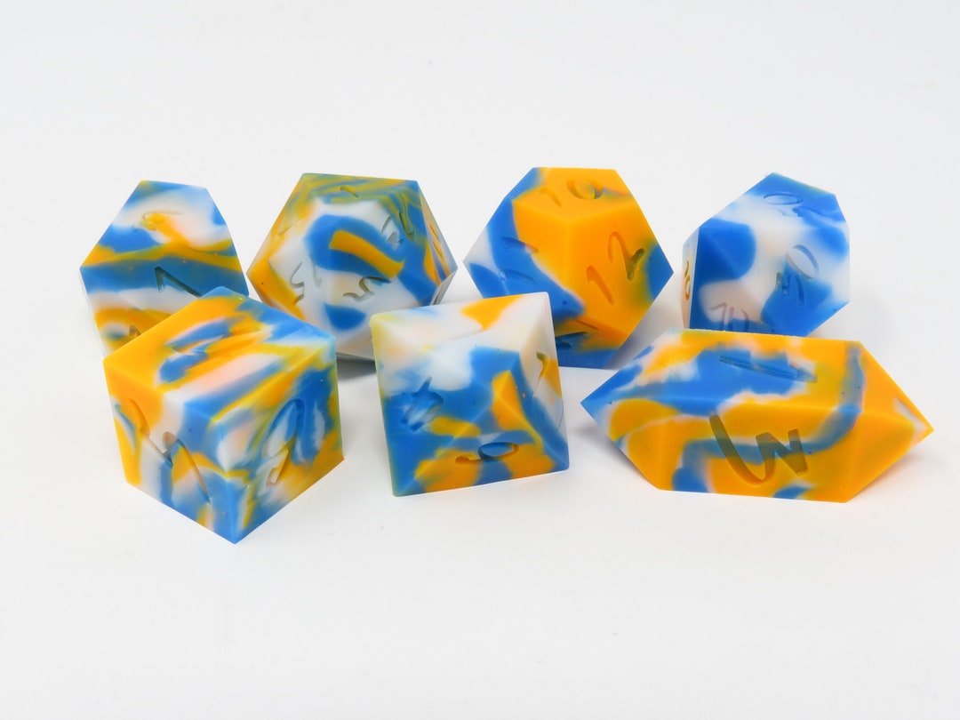 One of Kind, SQUISHY Fruit Pod (silicone Rubber), SHARP Polyhedral Dice ...