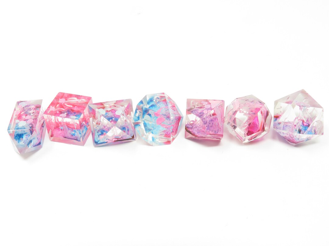 One of Kind, Bi Experiment , Petri, SHARP Polyhedral Dice Set - Etsy